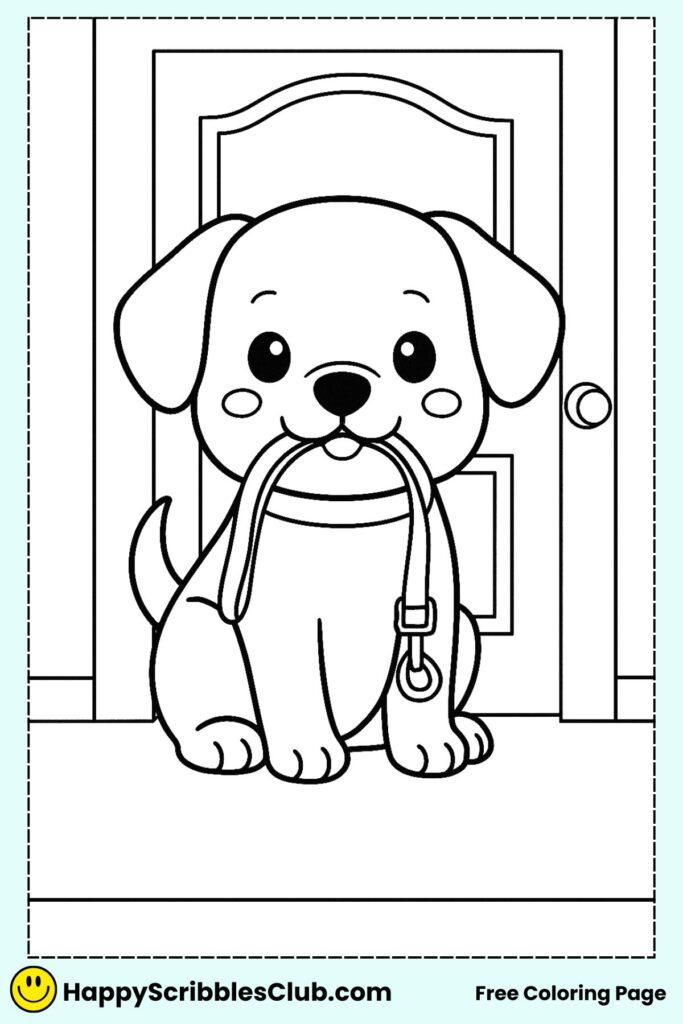 16 Free Puppy Coloring Pages for Kids to Print at Home