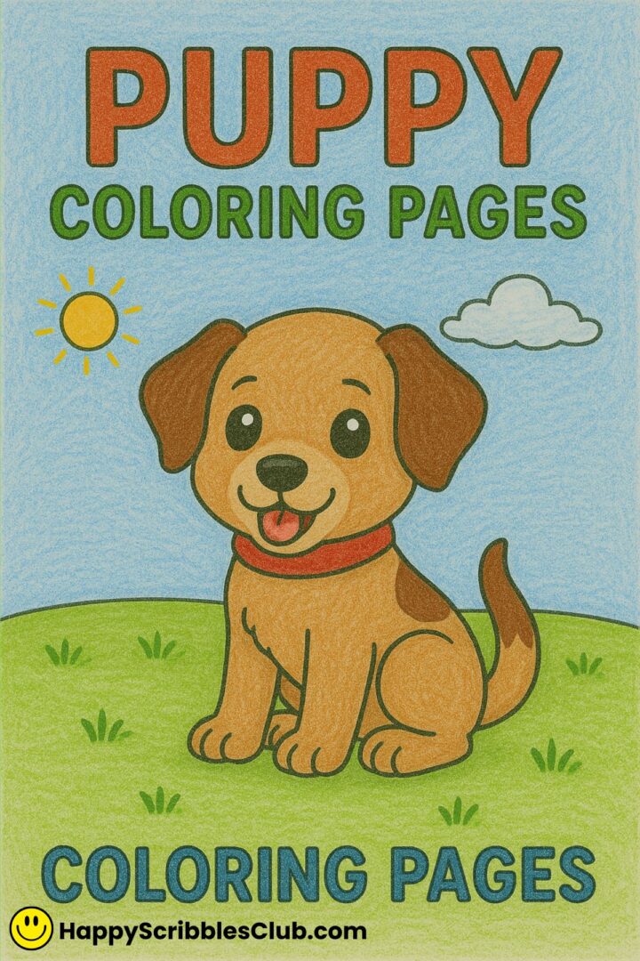 16 Free Puppy Coloring Pages for Kids to Print at Home